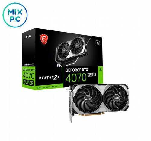 Видеокарта RTX4070 Super 12GB MSI ventus 2X