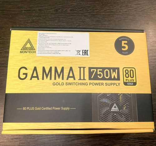 Блок питания Montech Gamma II 750W 80 plus gold