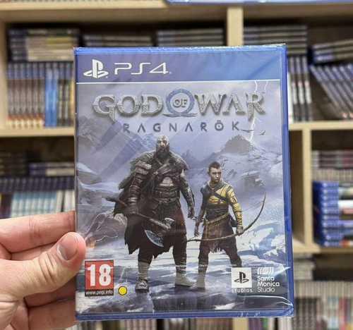 Диск (новый) God of war ragnarok ps4 русс озв