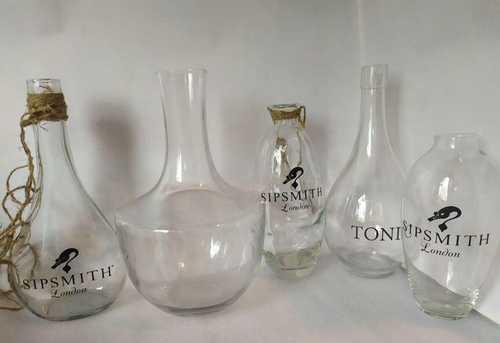Интерьерные бутылки, вазы для декора