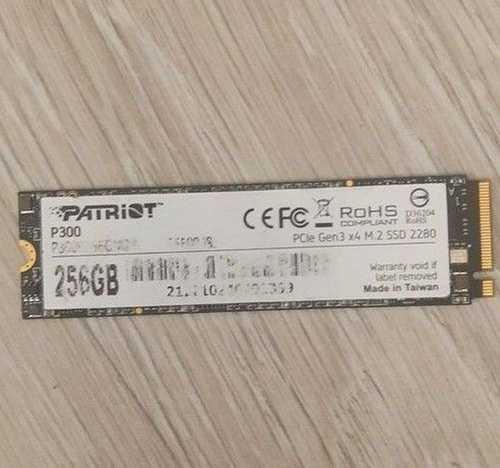 SSD накопитель Patriot P300 256GB M.2