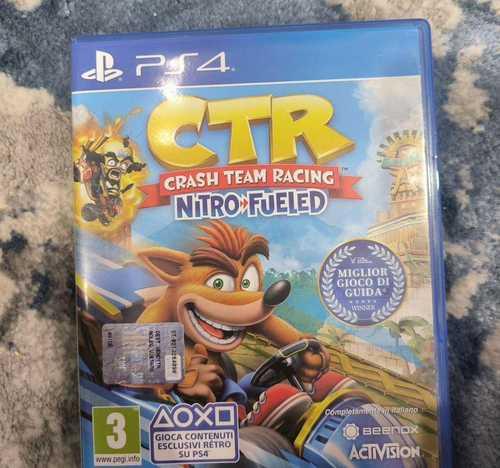 CTR Crash Team Racing Nitro-Fueled диск ps4