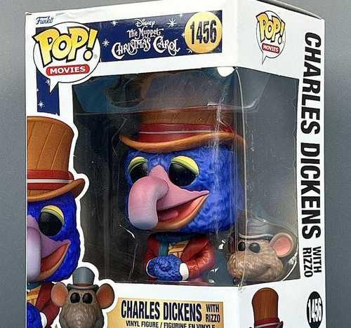 Funko Pop Movies 1456 Charles Dickens With Rizzo