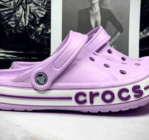 Crocs сабо женские фиолетовые