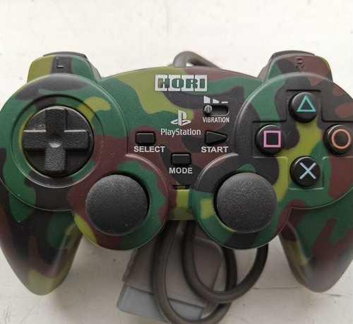 PS1/2 HoriPad Analog Vibro Controller Army Green