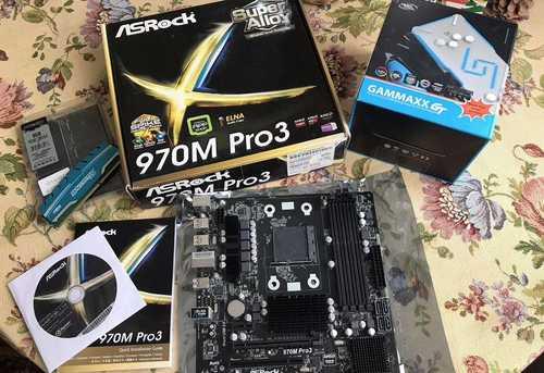 Комплект FX-8350 + ASRock 970m pro3 + 8GB