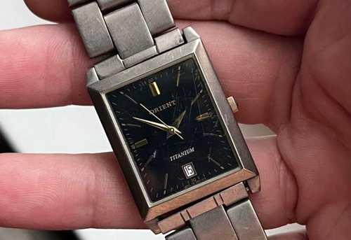 Orient titanium мужские кварцевые часы