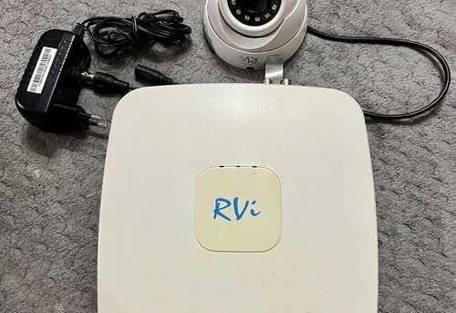 Видеорегистратор RVi-HDR04LA-M и аналоговая камера