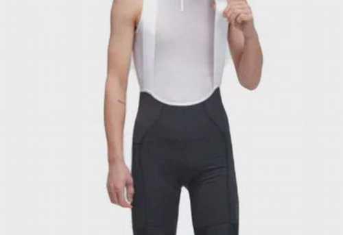 GRC Tech Bib Shorts Black-White Strap