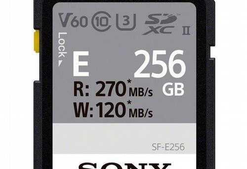 Карта-памяти Sony sdxc 256GB SF-E UHS-II U3 V60 12