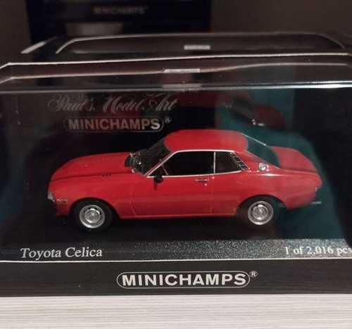 Модель Minichamps 1/43 Toyota Celica 1975 red