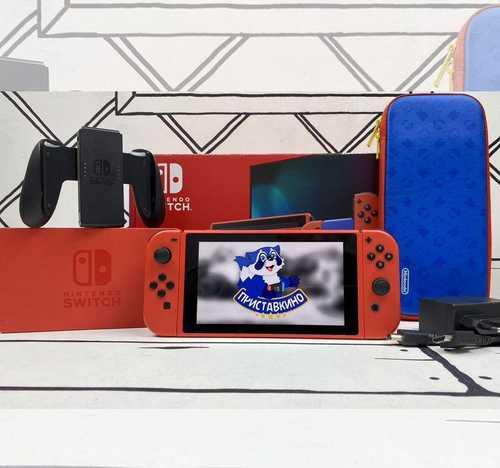 Прошитый Nintendo Switch rev 2 Mario Edition