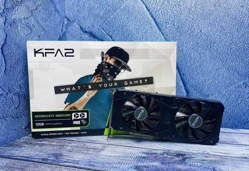 Видеокарта KFA2 GeForce RTX 3060 core (LHR) 12GB
