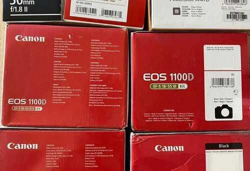 Коробка фототехники Canon EOS