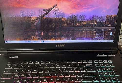 Игровой ноутбук msi 17.3