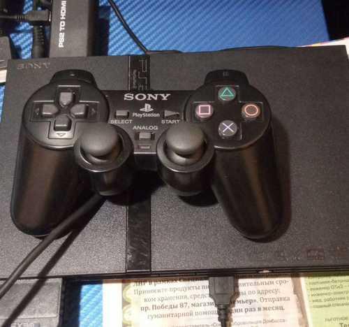 Игровая приставка Sony PS 2 slim