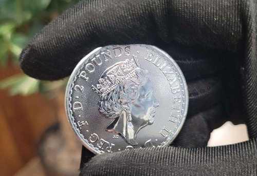 Монета «Британия» (Елизавета II) серебро 2023
