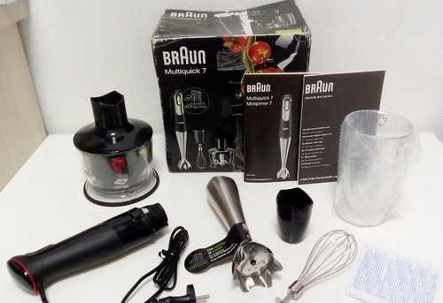 Новый блендер Braun Multiquick 7 MQ735 Sauce