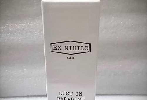 Ex nihilo lust in paradise