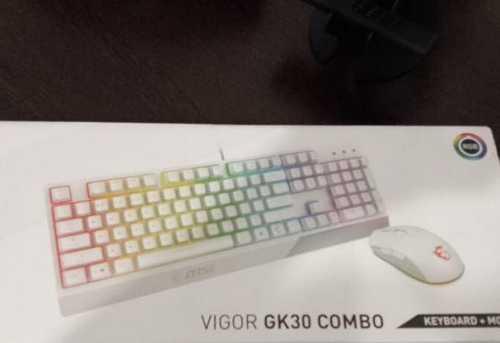 Игровая клавиатура и мышь MSI Vigor GK 30 Combo