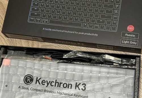 Мех. клавиатура Keychron K3 v2, red switches
