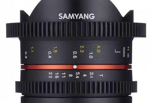 Samyang 8mm T3.1 ED AS UMC Fish-eye cine II Sony