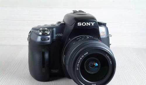 Фотоаппарат Sony Alpha A550 + 18-55 Kit