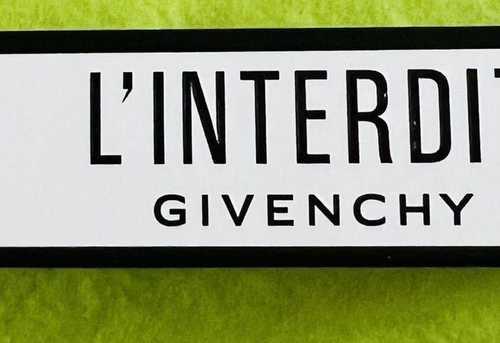 Linterdit givenchy парфюмерная вода