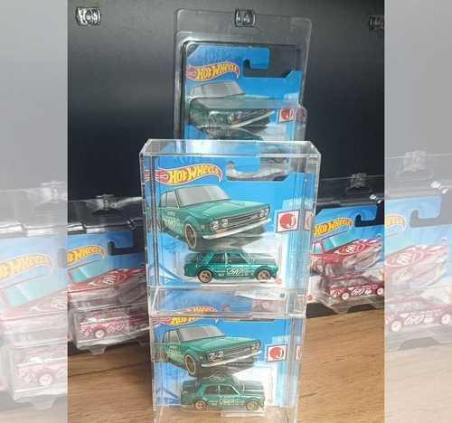 Hot wheels datsun 510 sth short card
