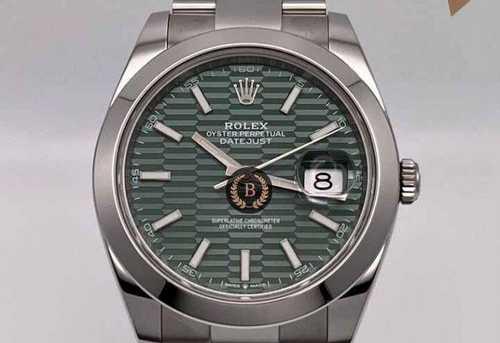 Часы Rolex Datejust Mint Green Fluted-Motif Dial B