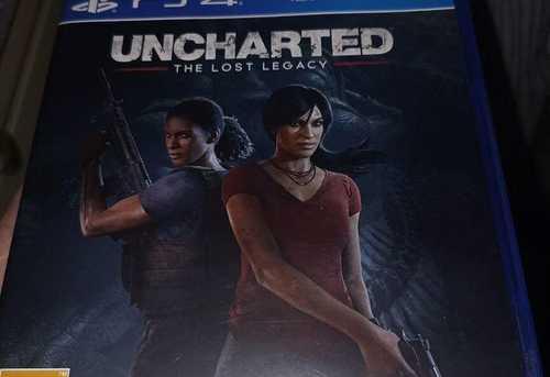 Диски игры для ps4 Uncharted lost legacy