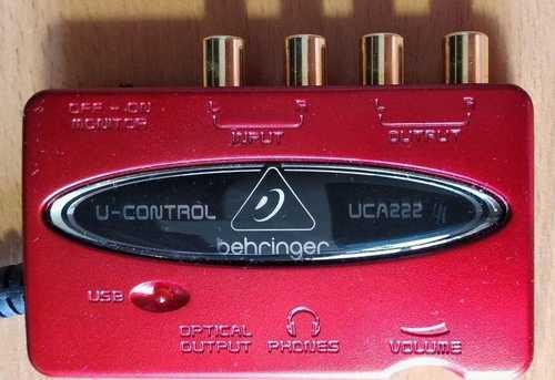 USB звуковая карта Behringer UCA222