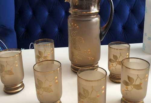 Богемия мурано кувшин стаканы вазы конфетницы СССР