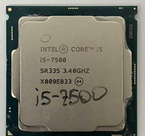 Процессор intel core i5 7500