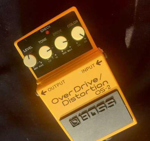 Boss os 2 Overdrive distortion