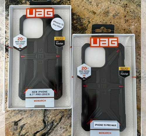 Чехол UAG для iPhone 15 Pro Max Monarch Kevlar