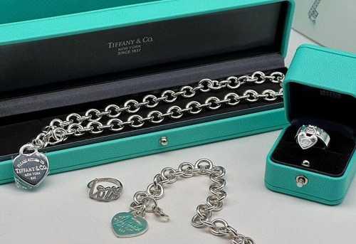 Колье,браслет,кольцо Tiffany&co