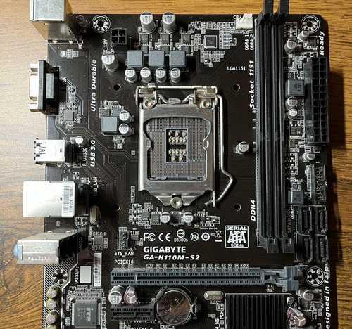 Материнская плата Gigabyte GA-H110M-S2