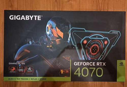 Коробка от видеокарты GeForce 4070