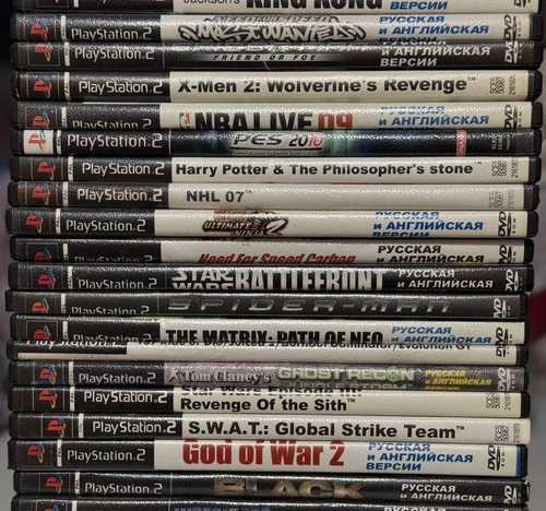 PlayStation 2 диски на ps 2