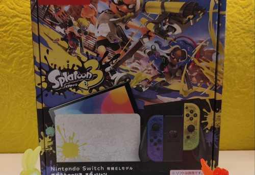 Прошитая NS oled Splatoon 3 Edition 128/256/512 гб