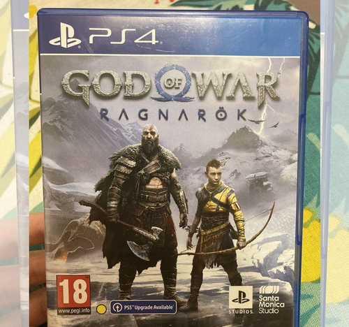 God of war ragnarok PS4 диск