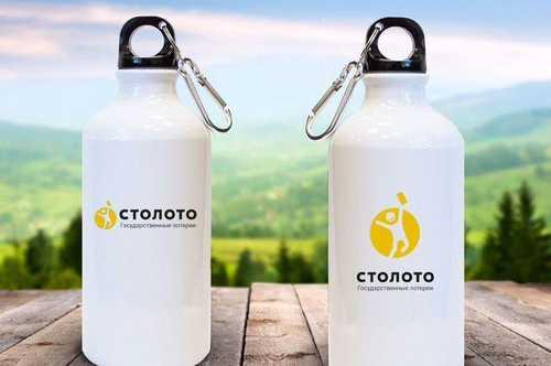 Бутылка для воды+печать логотипа, опт
