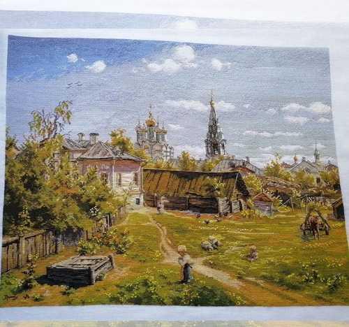 Вышивка крестом "Московский дворик"