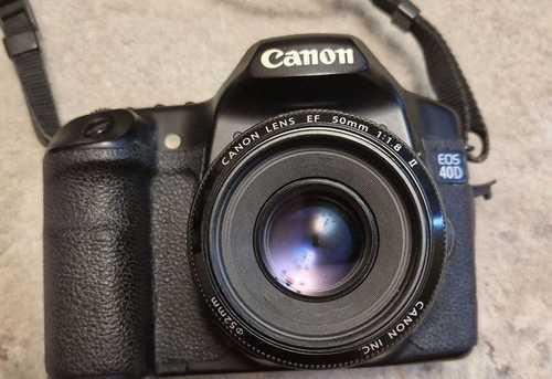 Canon EOS 40D в комплекте