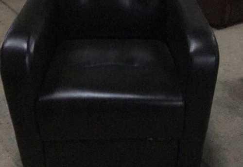 Кресло Аккорд черное. Экокожа
