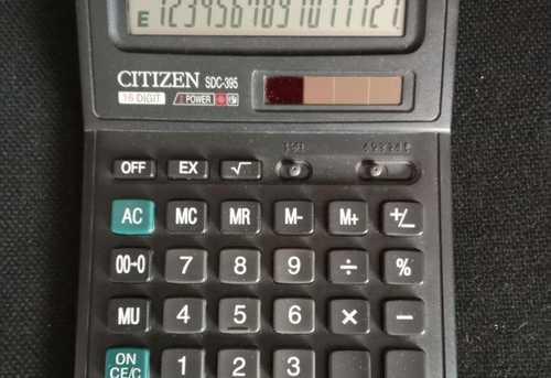 Калькулятор citizen SDC - 395