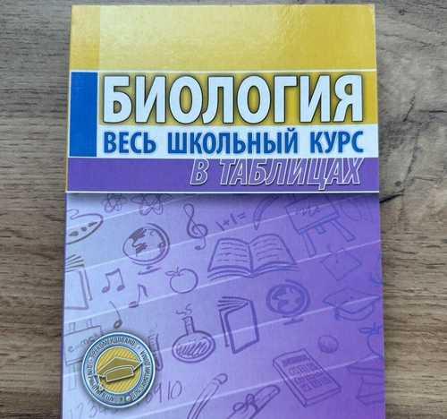 Биология весь школьный курс в таблицах