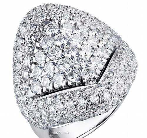 Кольцо Damiani 5,20 ct F/VS1 Round Cut Diamonds