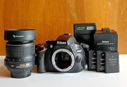 Nikon D5100 + 18-55, 55-200 + аксессуары